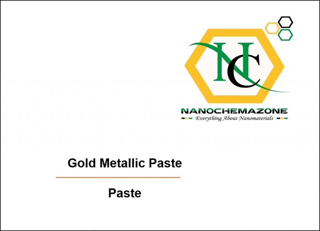Gold Paste for Screen Printing | Microdispersion | Gold Metallic Paste