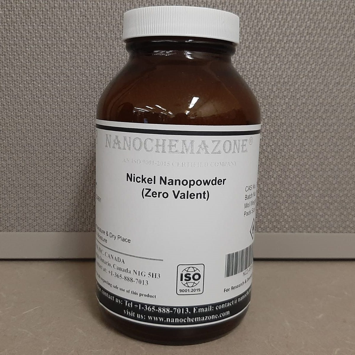 Nickel Nanoparticles Low Price | NanoChemazone | Nano Nickel powder